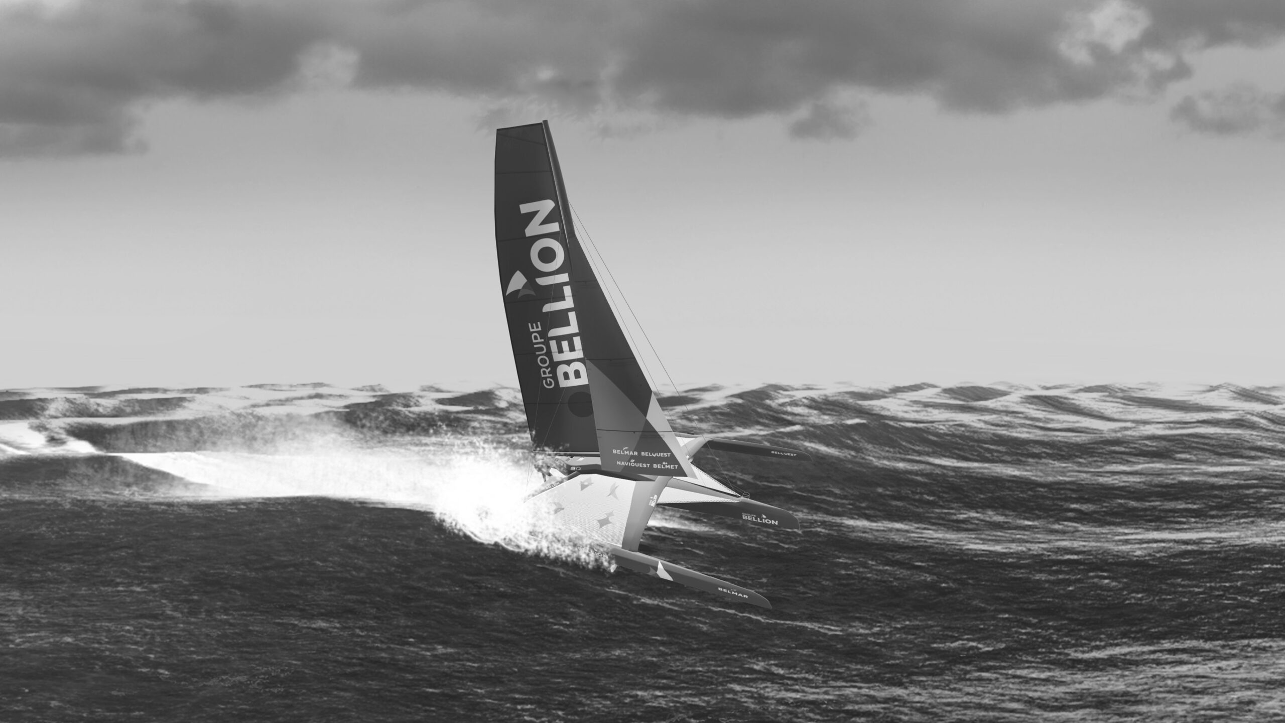 Le premier Ultim virtuel Groupe Bellion a franchi la ligne d’arrivée de ...